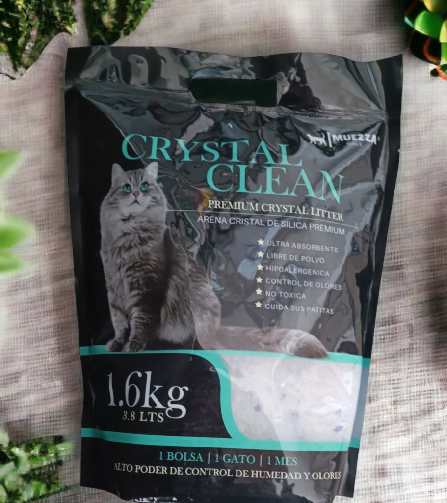 Pack 4 bolsas Arena de Cristales de Sílice CRYSTAL CLEAN (6.4 kg ...